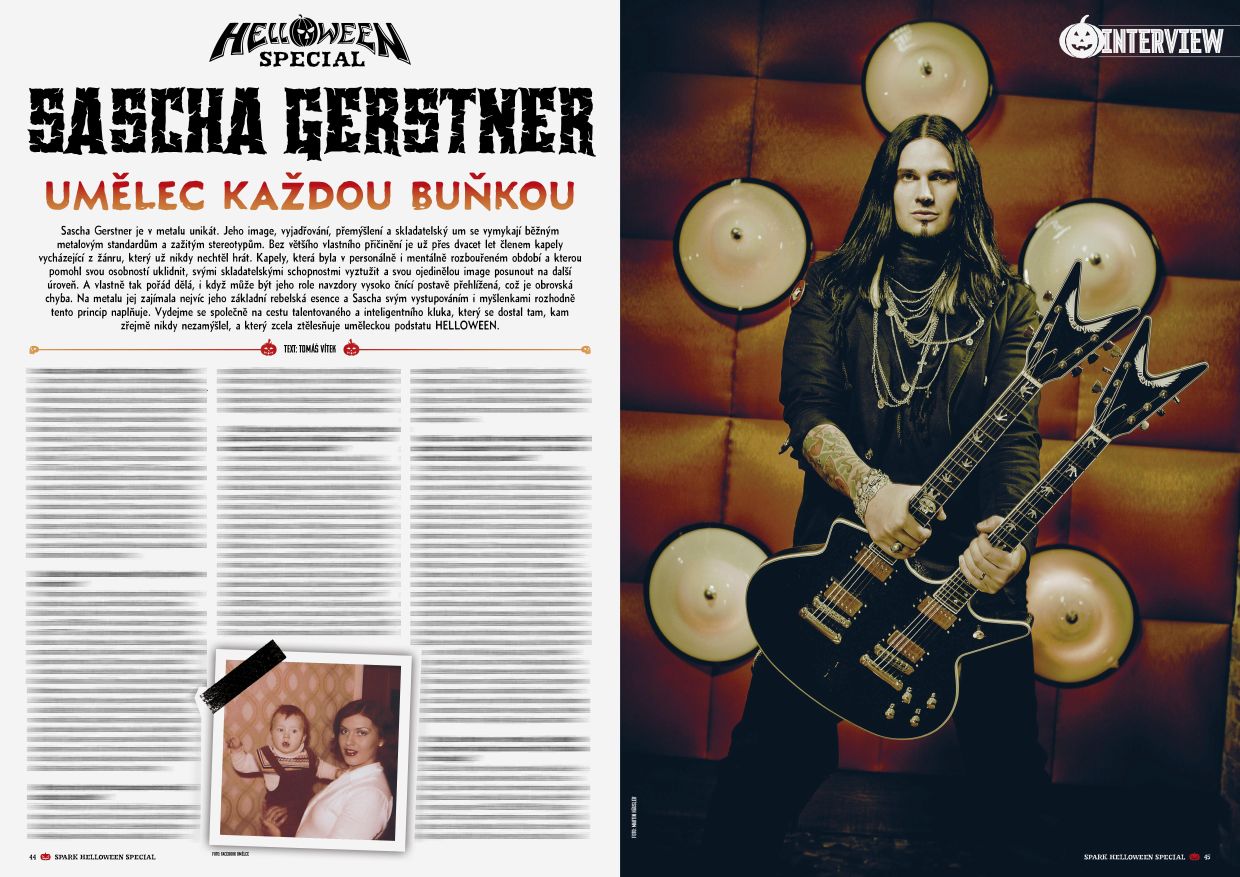 HELLOWEEN SPECIÁL: Sascha Gerstner: Jsem hlavní komunikátor v kapele ...